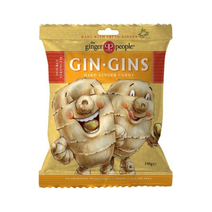 Comprar Gin Gins Double Strength Ginger Candies - 150g Online