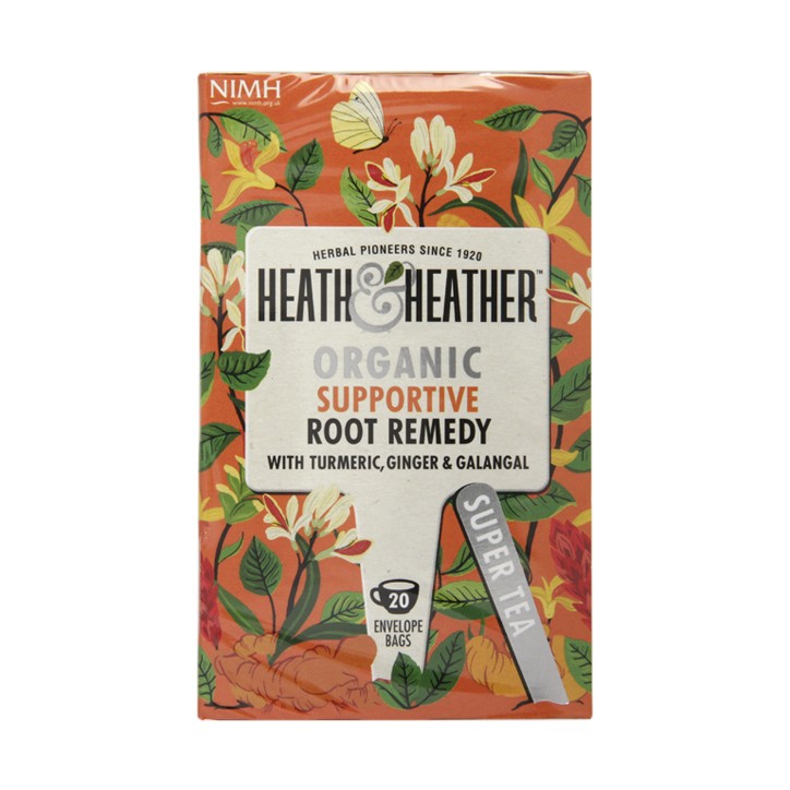 Comprar Heath & Heather Organic Root Support Infusion - 20 Sachets Online