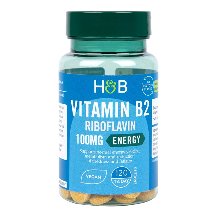 Comprar Vitamin B2 + Riboflavin 100mg - 120 Tablets Online